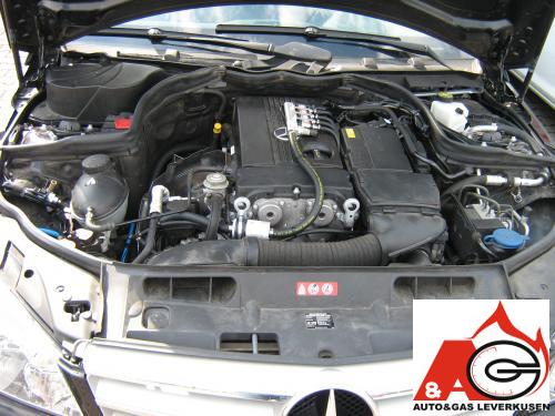 Mercedes C180-kompressor-W204 erfolgreich auf Autogas LPG umgerüstet