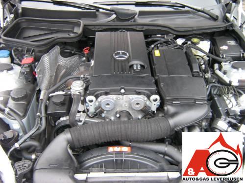 Mercedes SLK-200-kompressor-R171 erfolgreich auf Autogas LPG umgerüstet